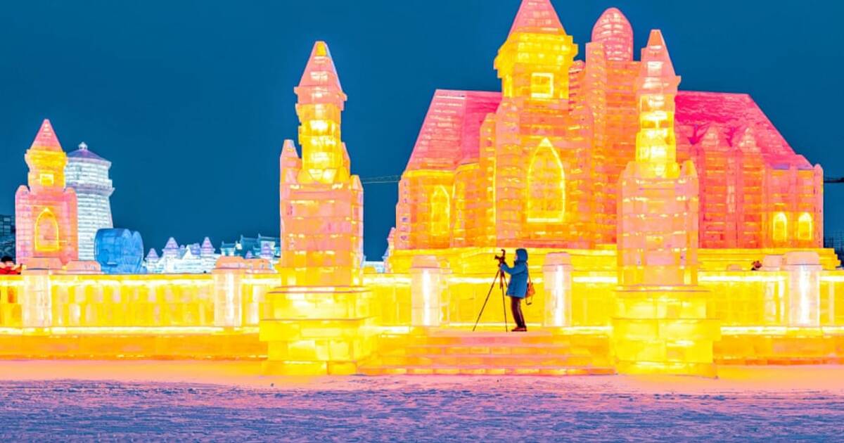 Фото дня: ледяной город в Харбине